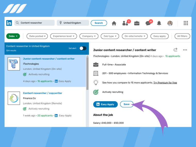 How to Find and Manage Saved Jobs on LinkedIn | Dripify