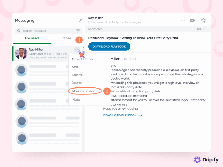 Manage Your LinkedIn Inbox Properly [11 Ways to Organize Your LinkedIn Inbox] | Dripify